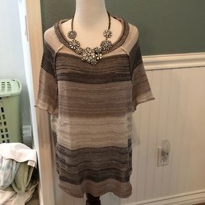 Sweet Romeo | Sweaters | Nwot Sweet Romeo Colorblock Knit Sweater ...